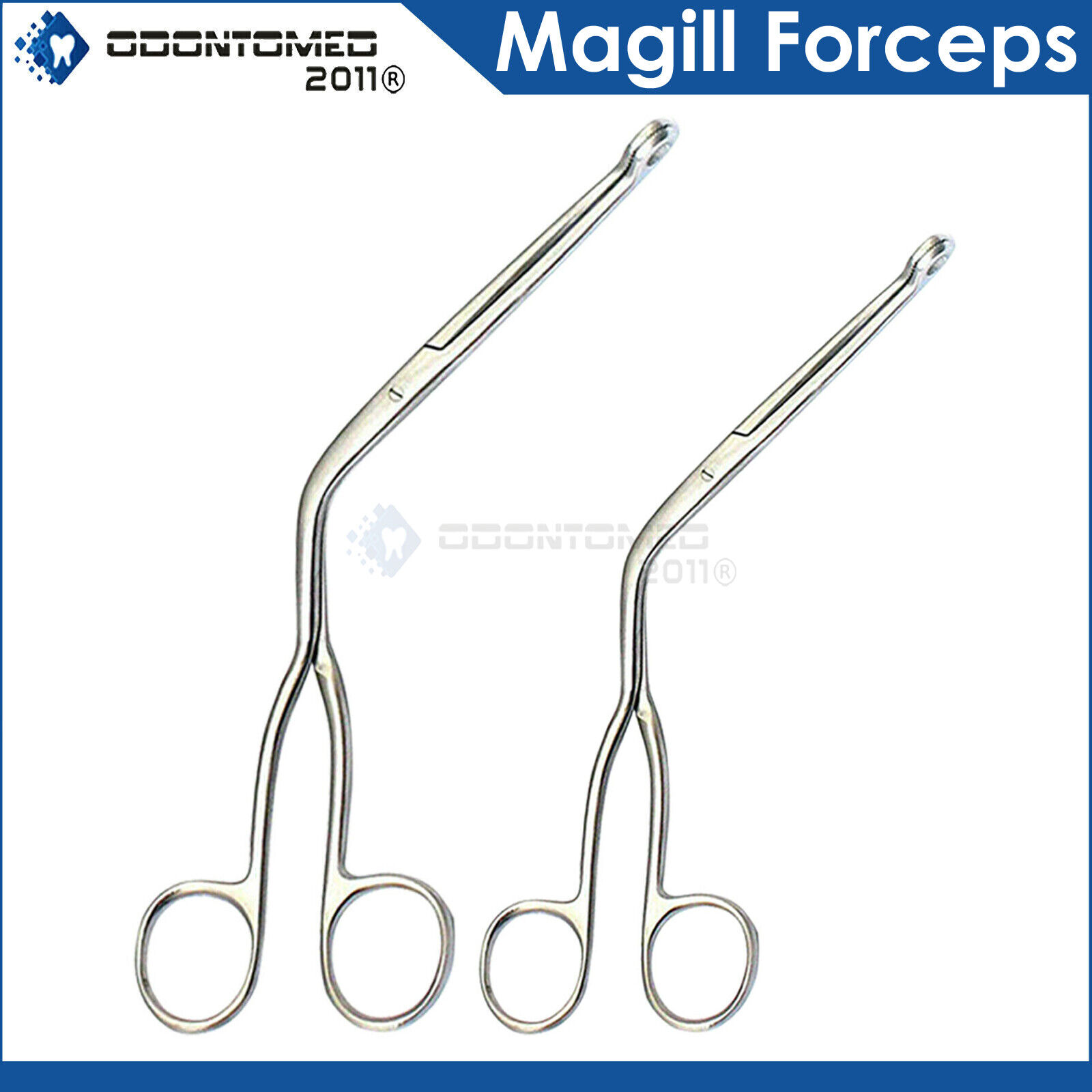 2 Magill Forceps Adult 8'' & 10'' EMT Anesthesia German Surgical ...