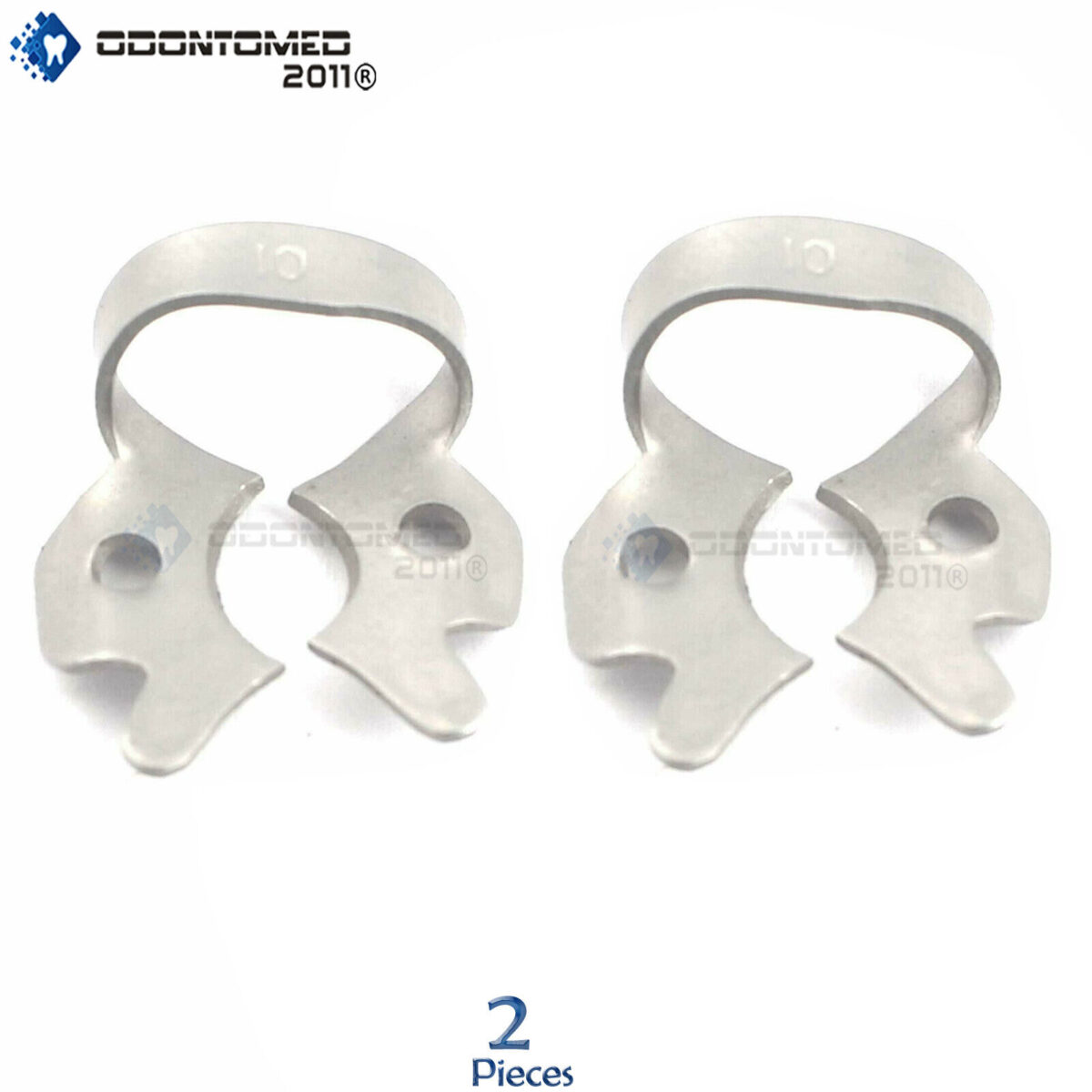 2 ENDODONTIC RUBBER DAM CLAMP #10 Dental Instrument (Molars) - Medical ...